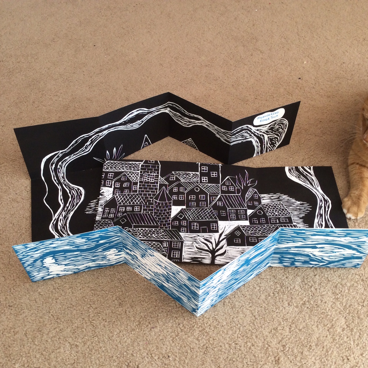 Ann Engelman, "Meandering River Book" - The MCBA Prize